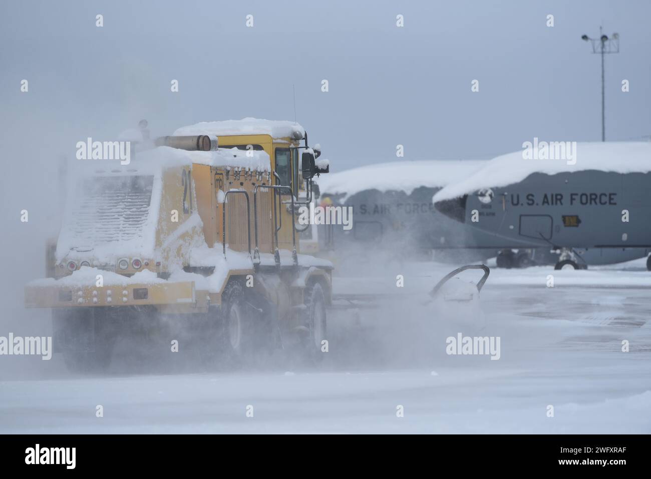 Members of the Iowa Air National Guard’s 185th Air Refueling Wing Civil ...