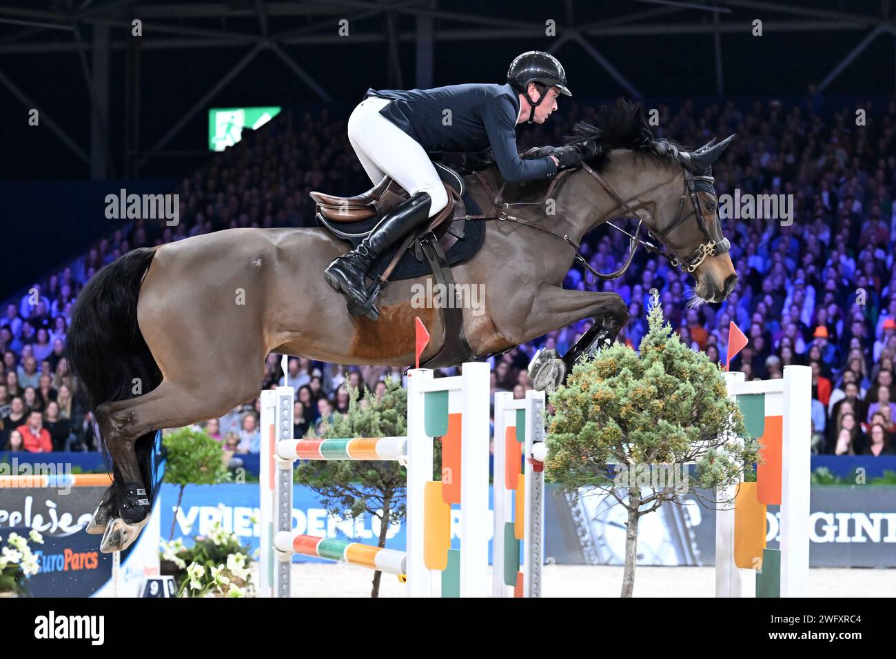 AMSTERDAM - Pieter Clemens with Emmerton during the Longines FEI ...