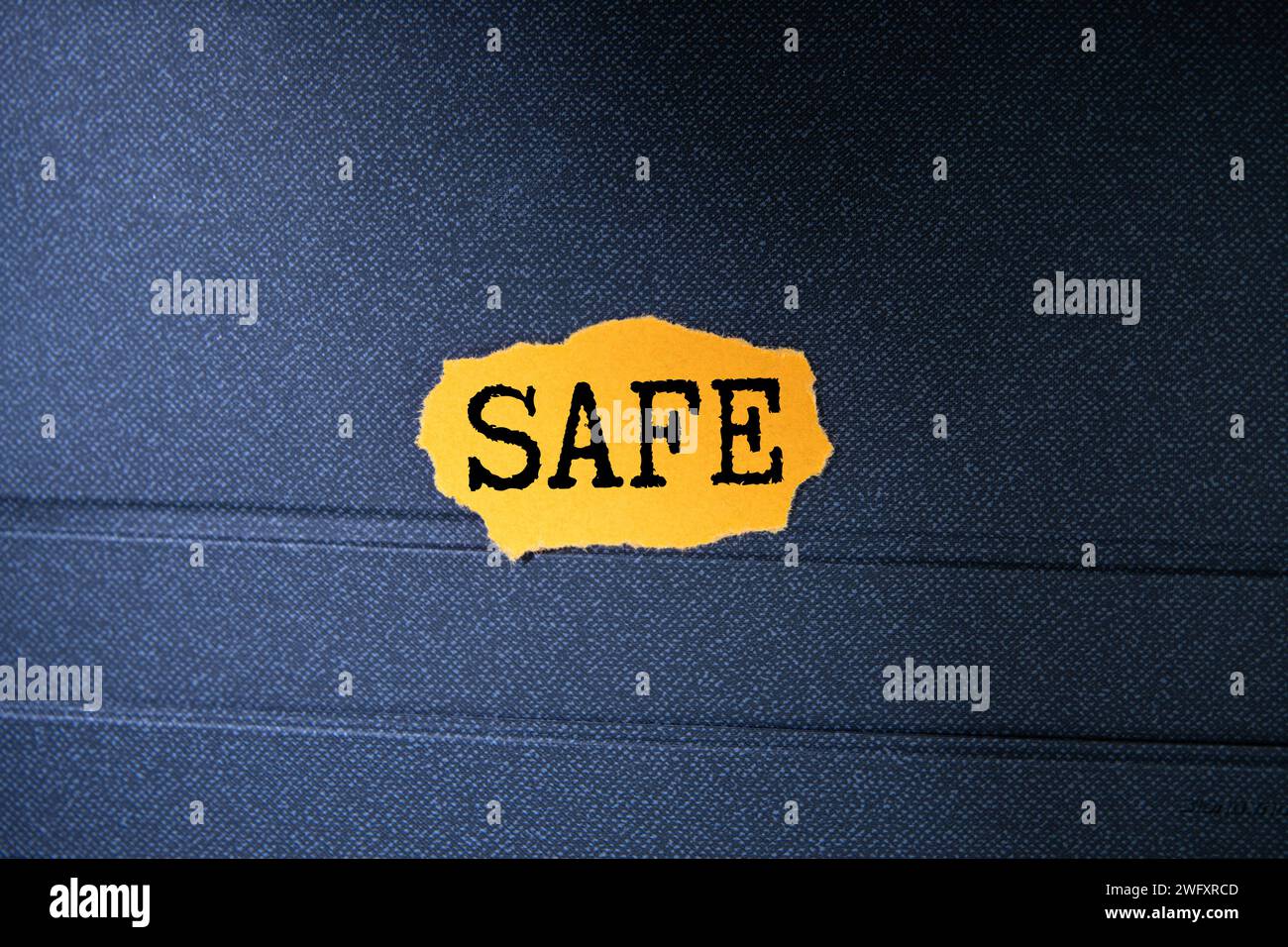 Foam alphabet letter in word safe on wood background Stock Photo - Alamy