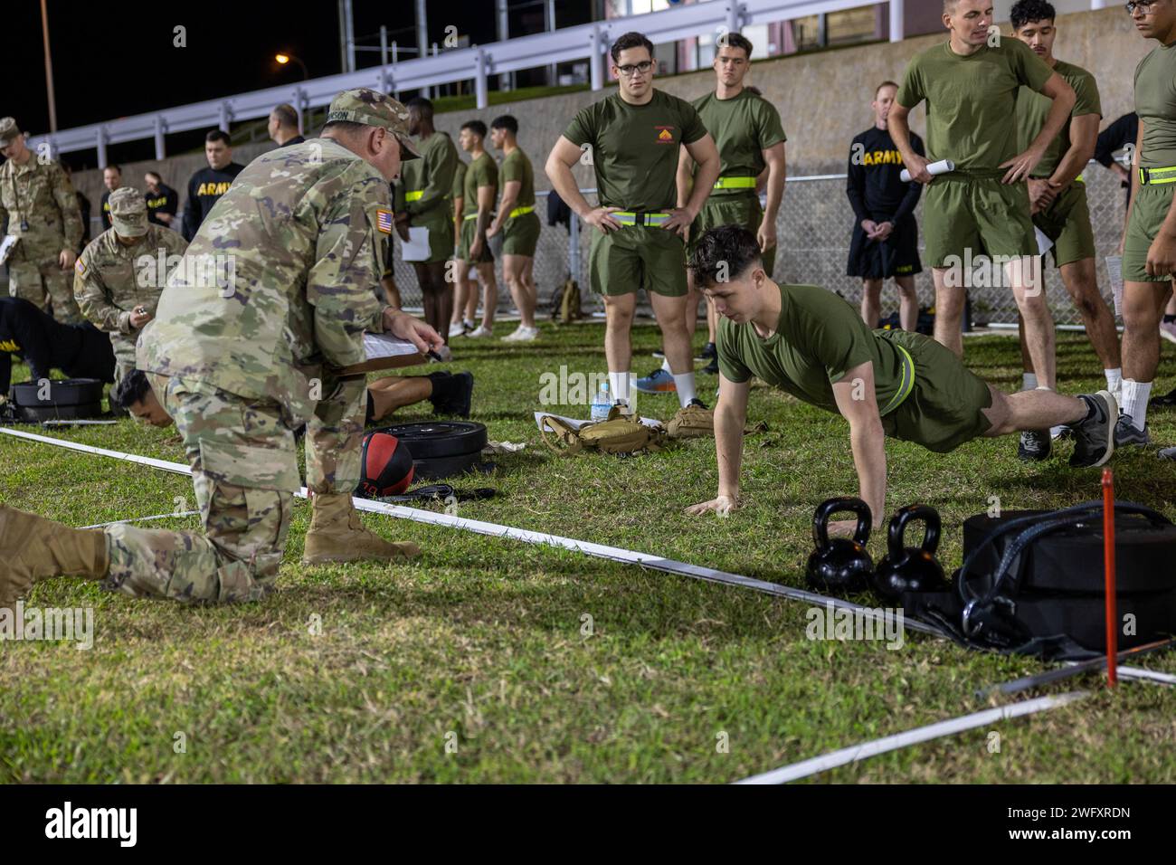 U.S. Marines with 7th Communication Battalion, III Marine Expeditionary Force Information Group ...