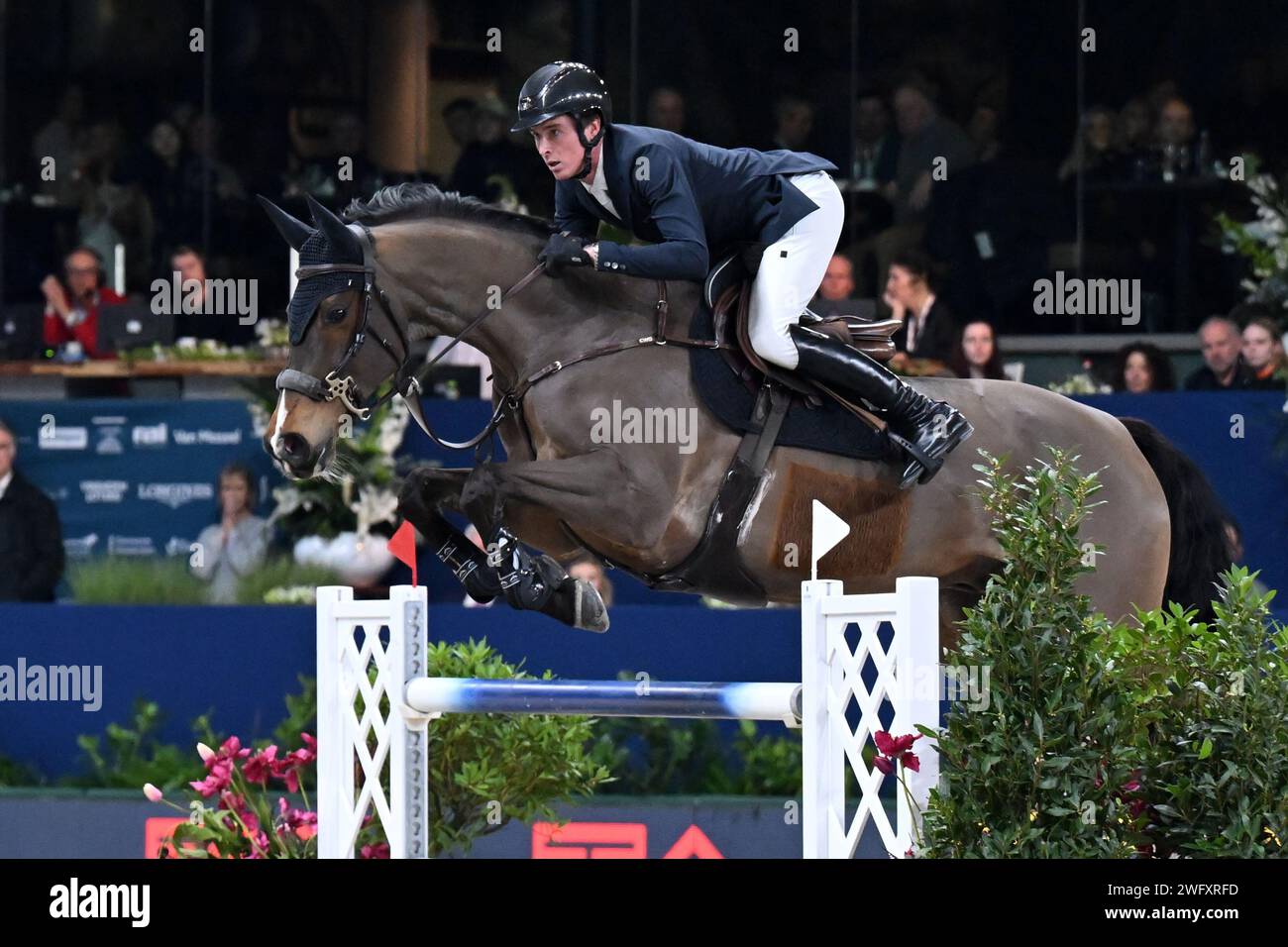 AMSTERDAM - Pieter Clemens with Emmerton during the Longines FEI ...