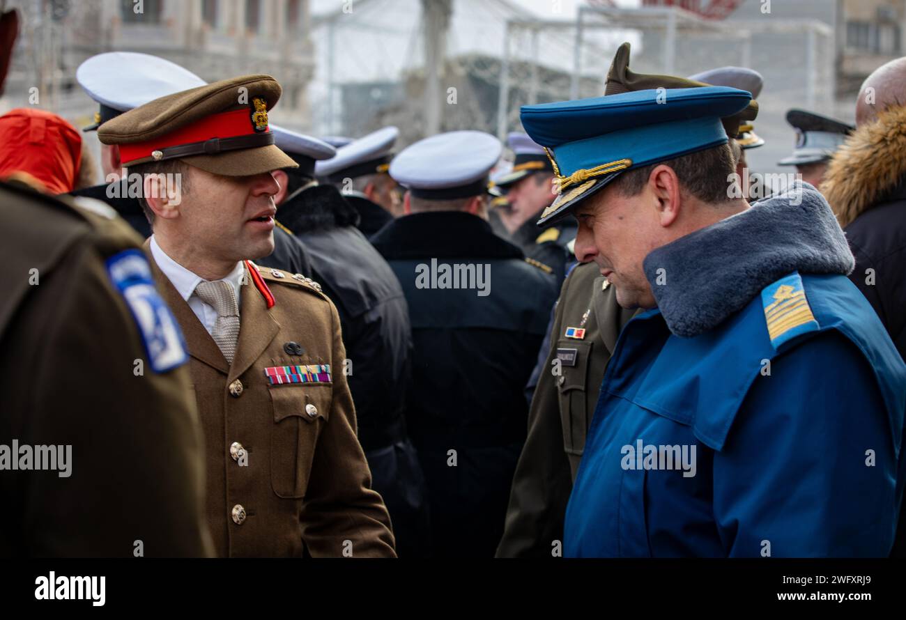Brig. David Pack (left), British liaison and deputy commanding general ...