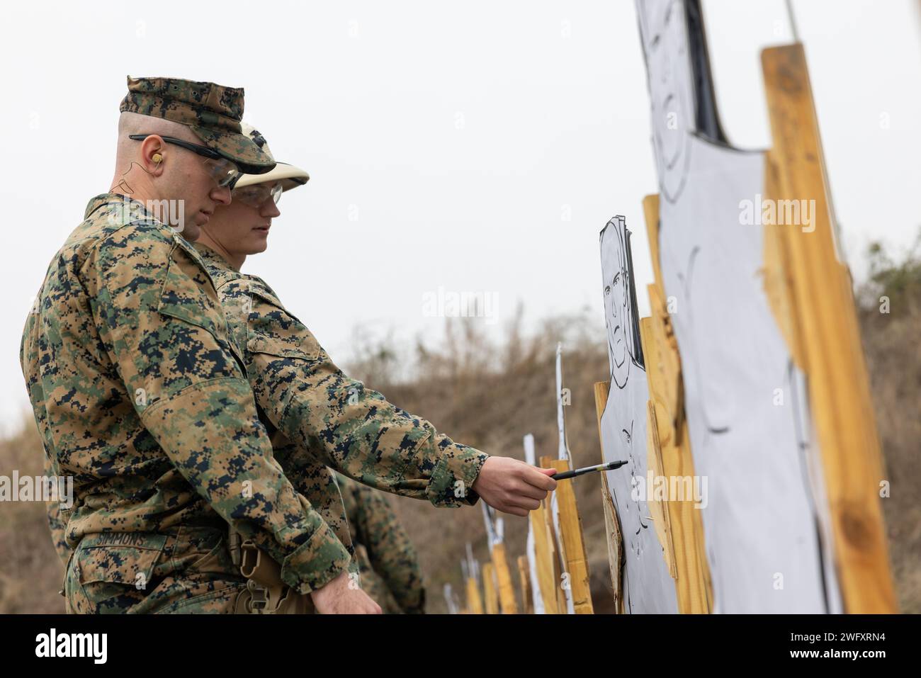 U.S. Marine Corps 1st Lt. Zachary Simmons, a supply officer at Marine ...