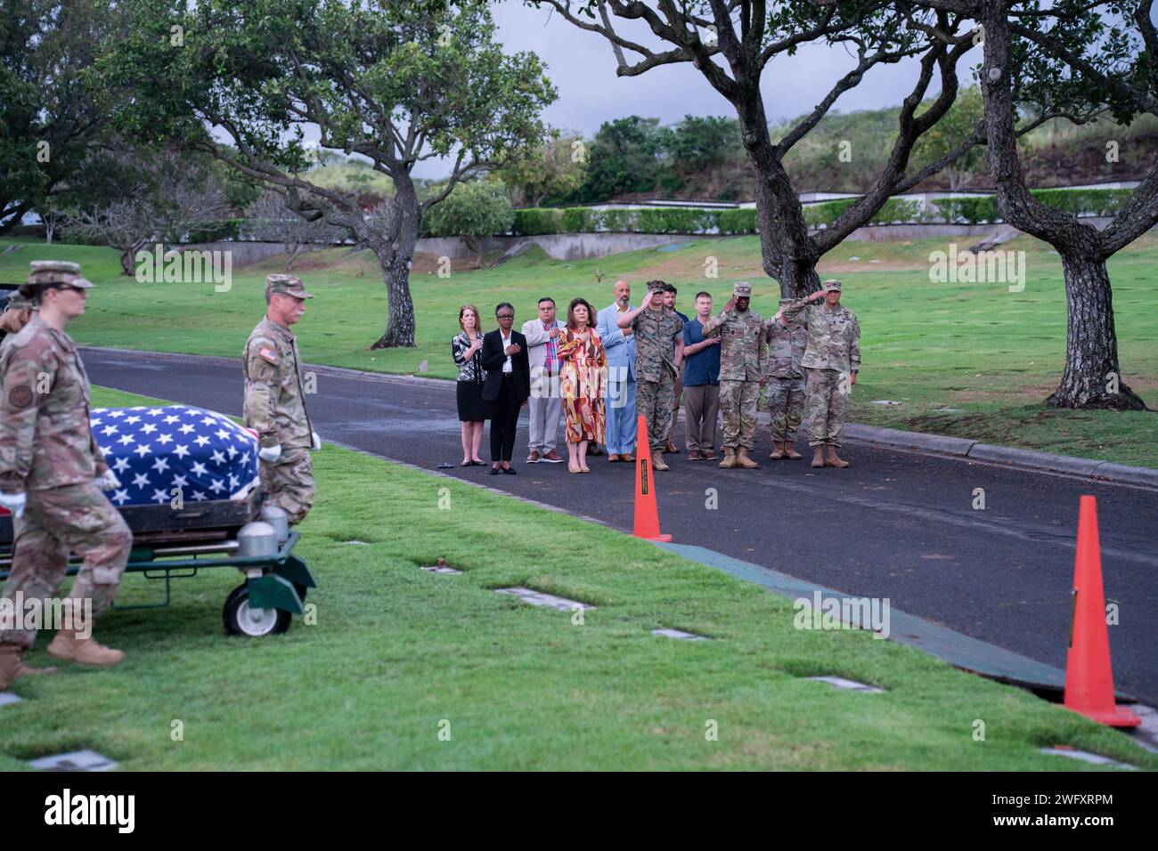 The Defense POW/MIA Accounting Agency (DPAA) leadership along with ...