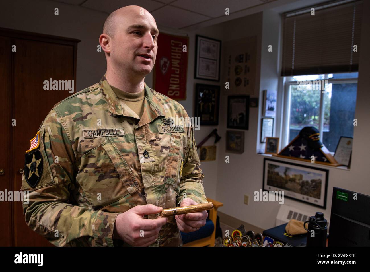 U.S. Army Sgt. 1st Class Michael R. Campbell, a religious affairs ...