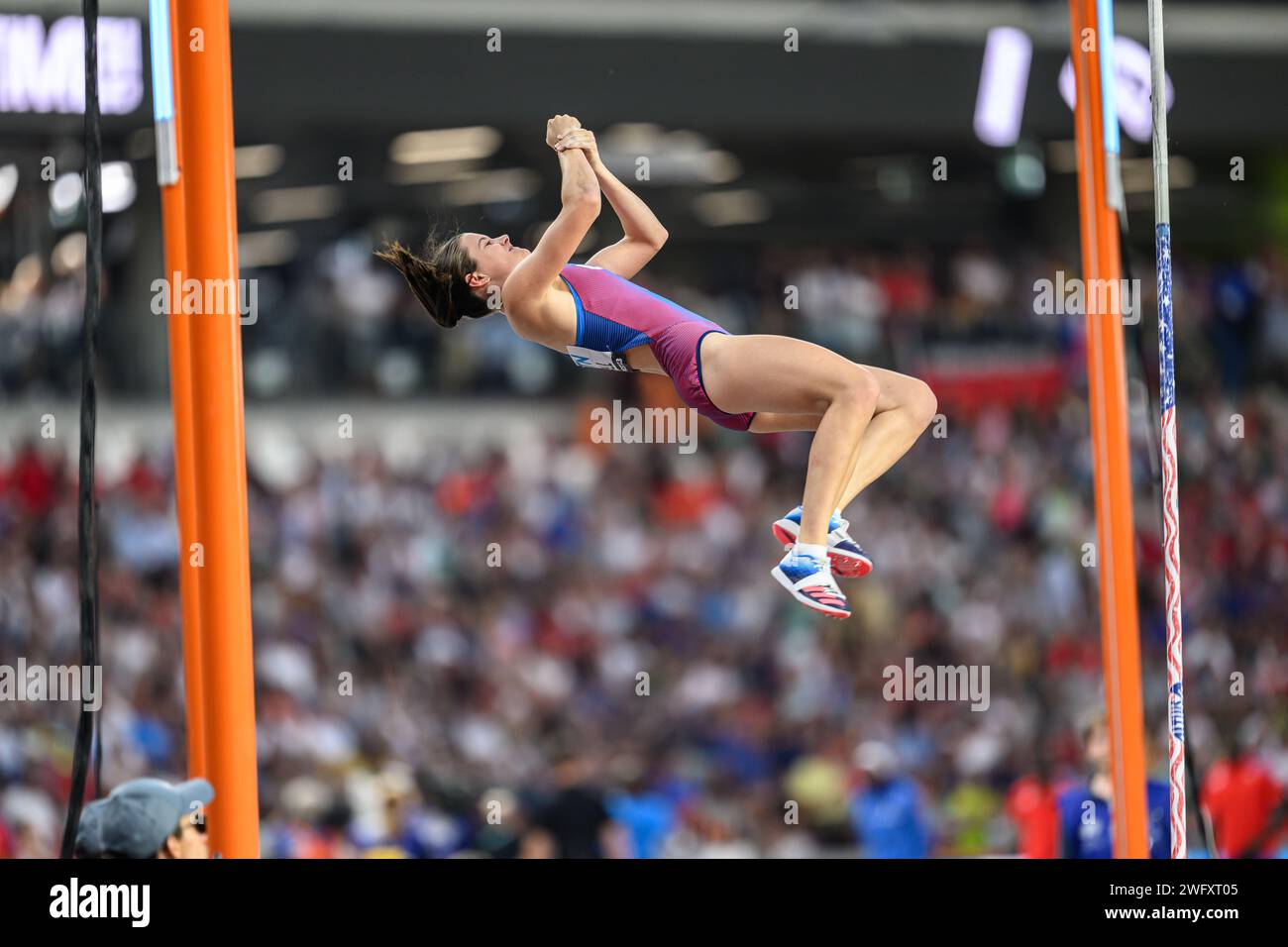 Hana MOLL participating in the Pole Vault at the World Athletics ...