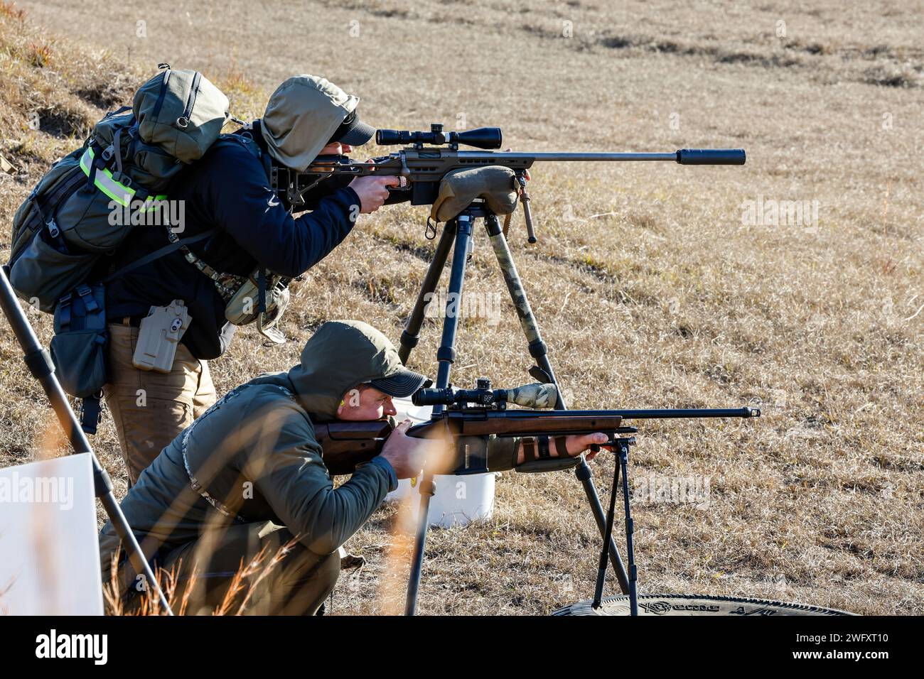 Sgt. Shane Butler and Sgt. 1st Class Alexander Deal, both shooter and ...