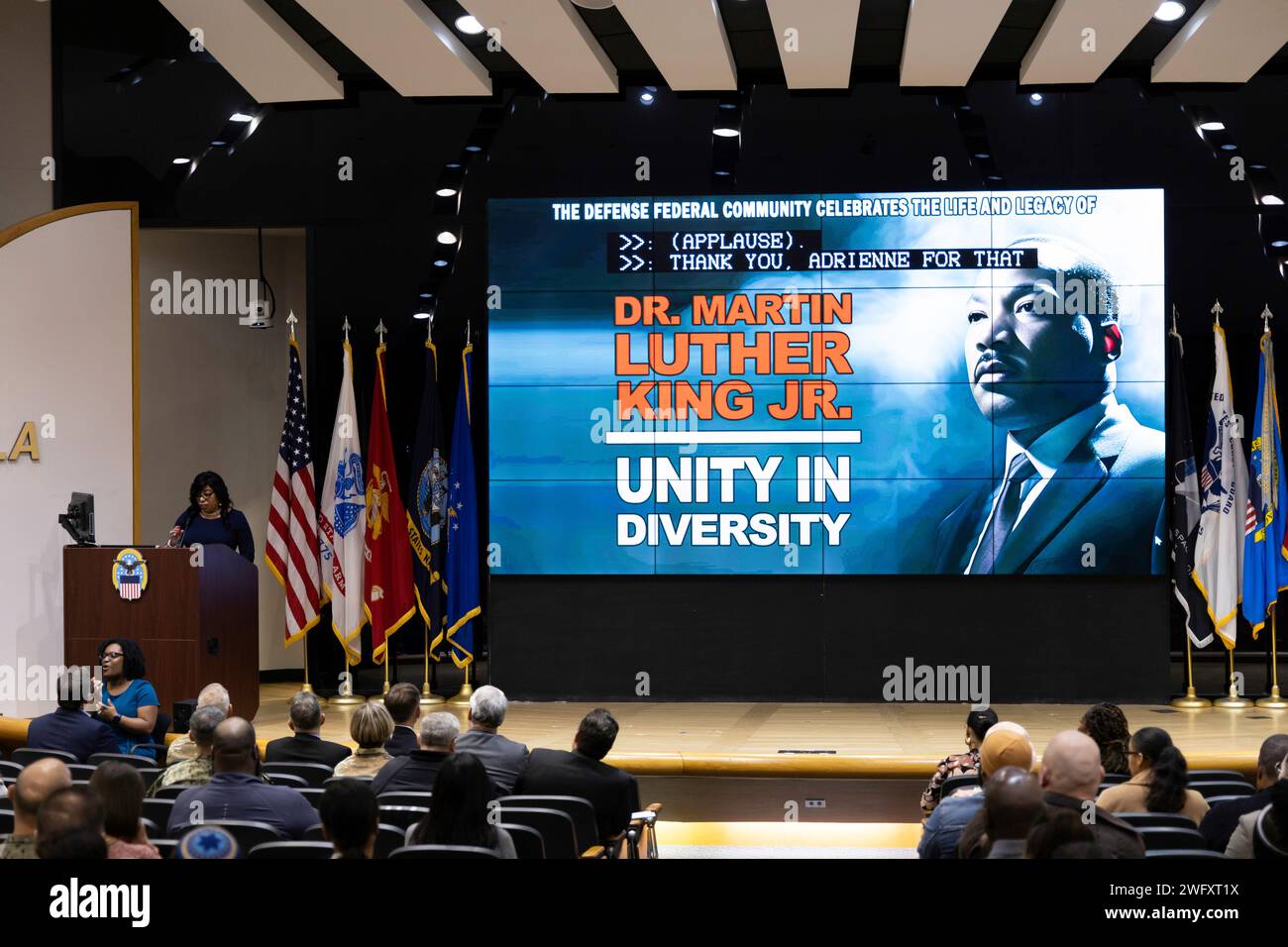 TJ Johnson, president/CEO of Tra' Bian Enterprises, speaks about 'Unity ...