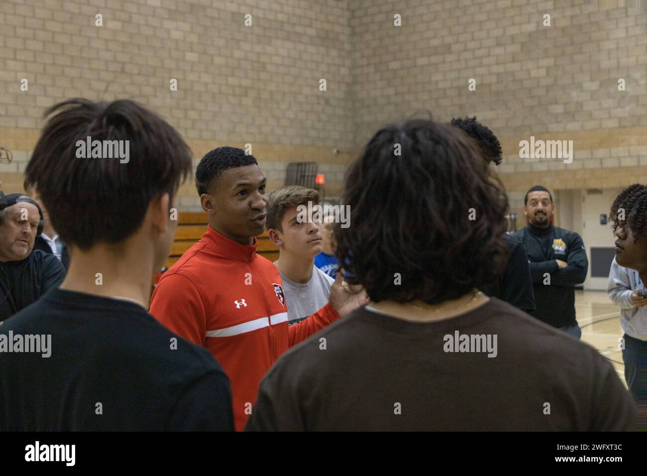 U.S. Marine Corps Capt. Brandon Mitchell, the head coach for the All ...