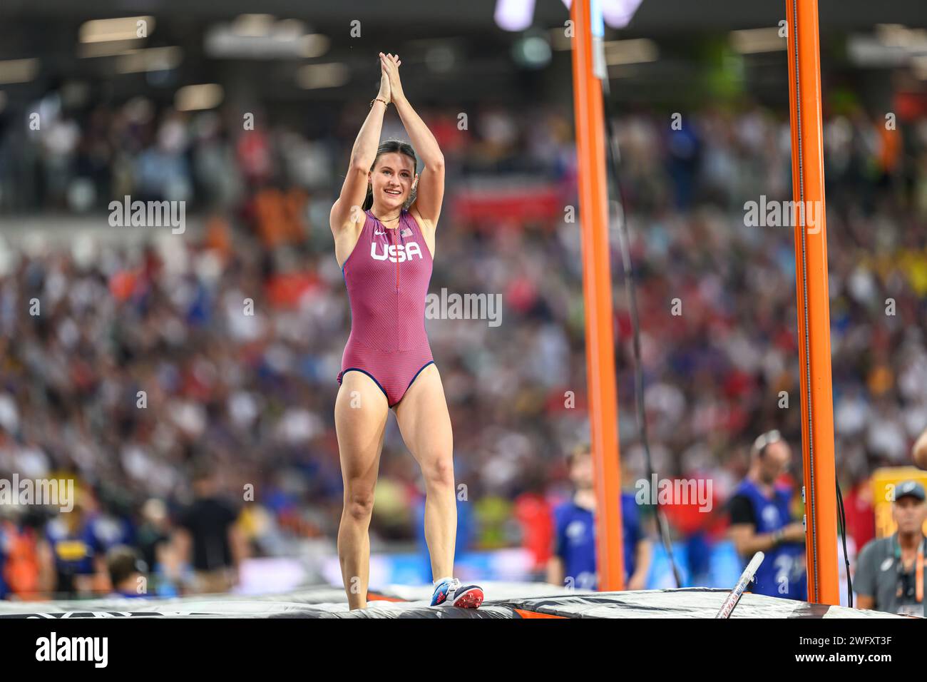 Hana MOLL participating in the Pole Vault at the World Athletics ...