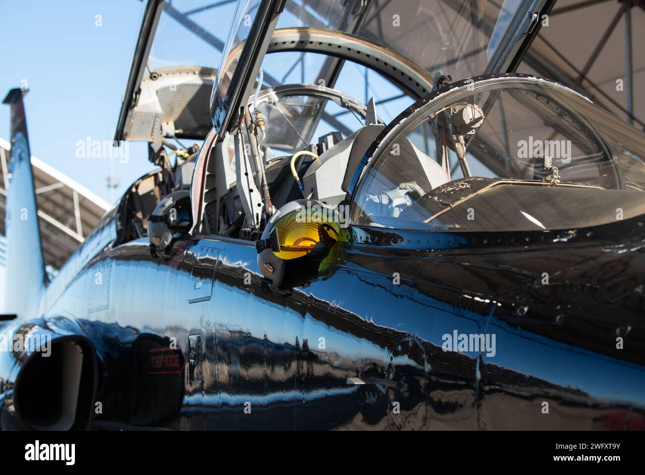 A U.S. Air Force T-38 Talon sits awaiting taxi Jan. 4, 2024, at Beale ...