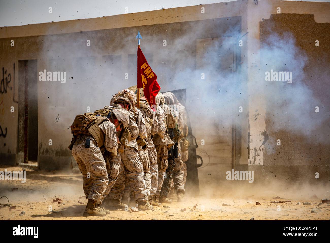 U.S. Marines from 4th Combat Engineer Battalion, 4th Marine Division ...