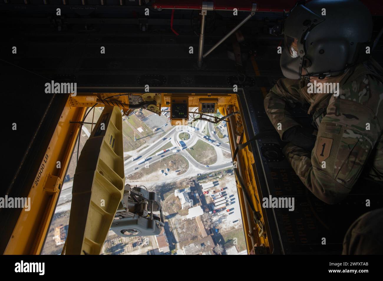 A U.S. soldier assigned to 1st Combat Aviation Brigade, 1st Infantry ...
