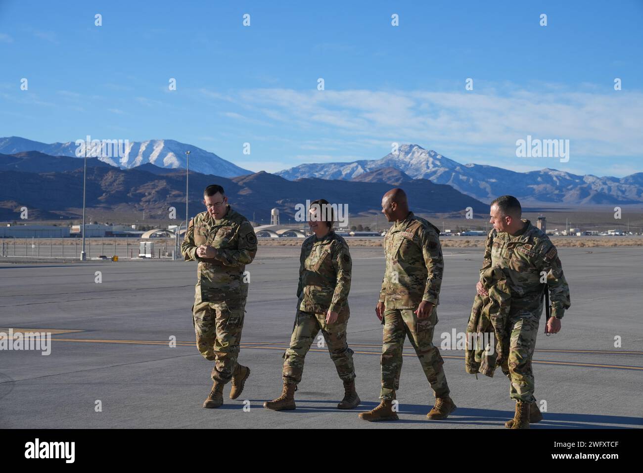 Chief Master Sergeant of the Air Force JoAnne S. Bass, walks on the ...