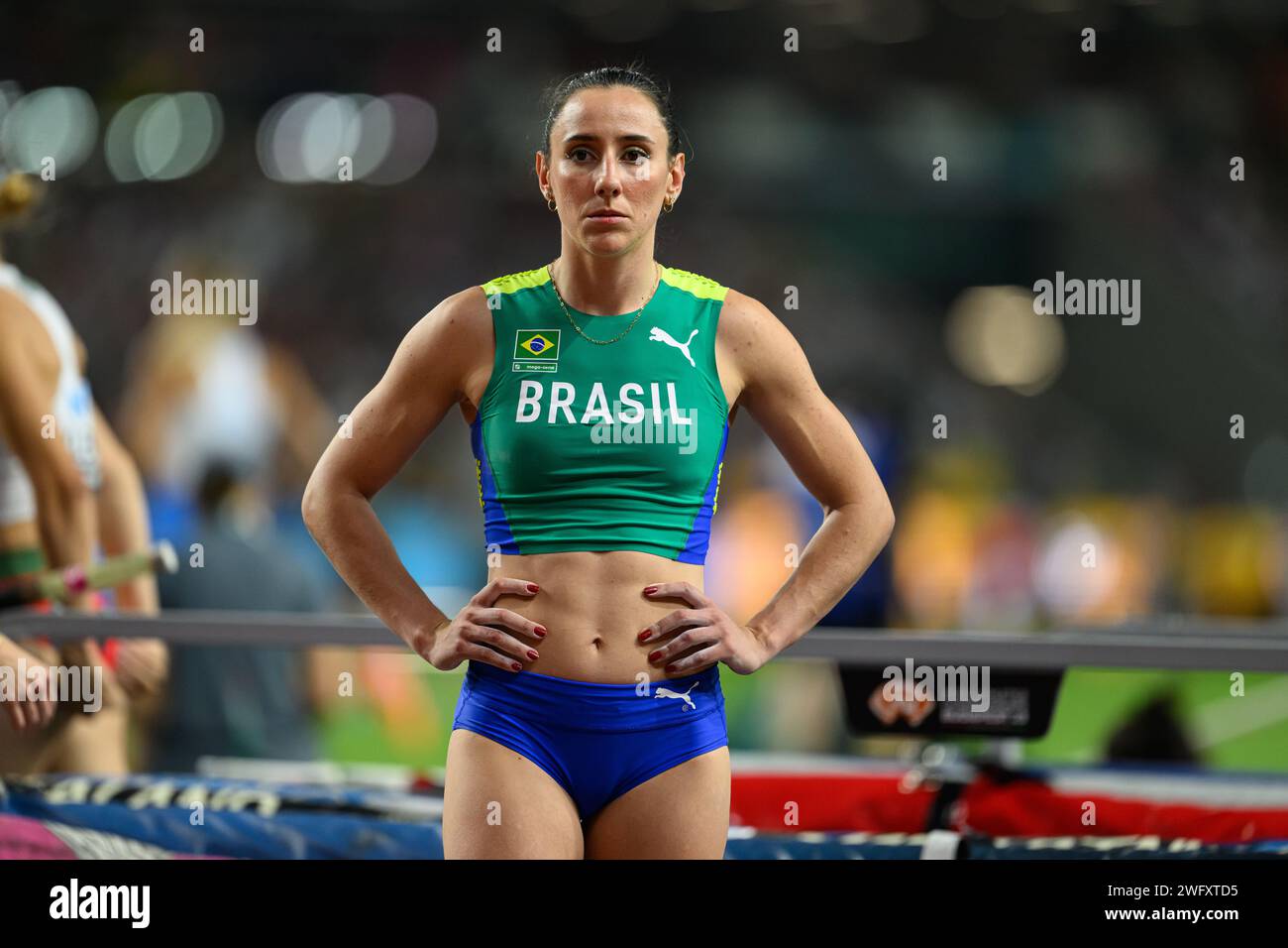 Juliana DE MENIS CAMPOS participating in the Pole Vault at the World ...