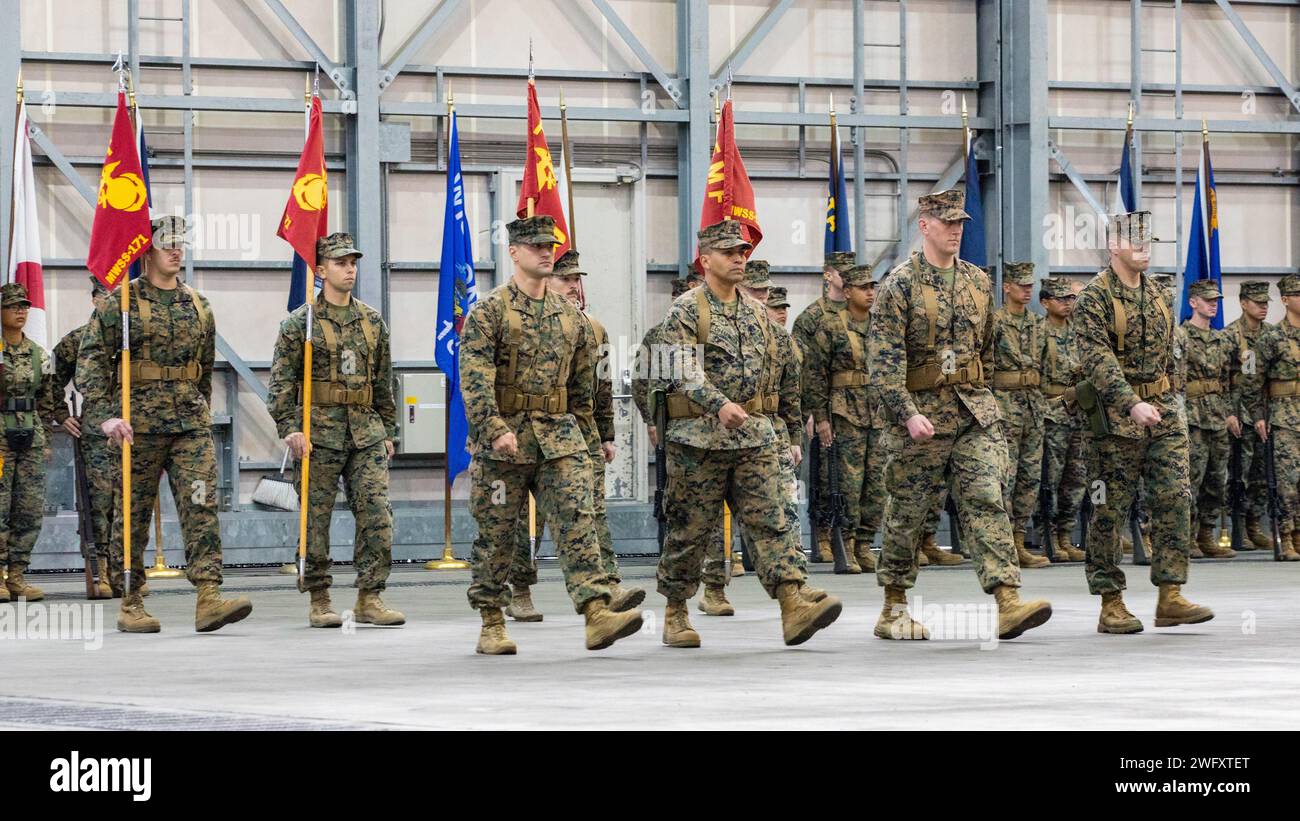 U.S. Marines with Marine Wing Support Squadron (MWSS) 171 participate ...