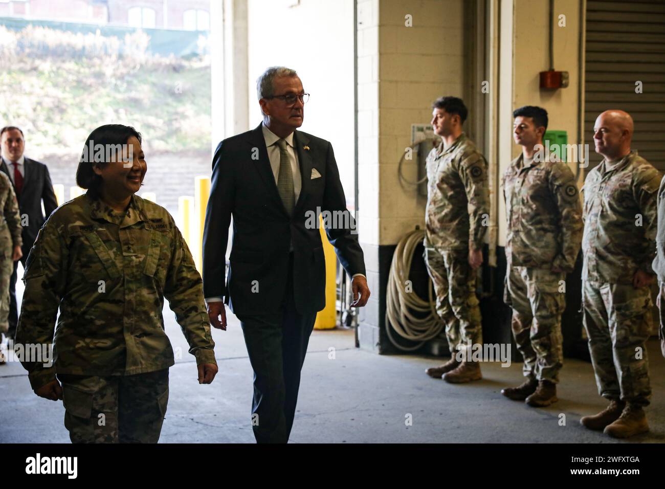 U.S. Army Soldiers with the 44th Infantry Brigade Combat Team, New Jersey Army National Guard ...