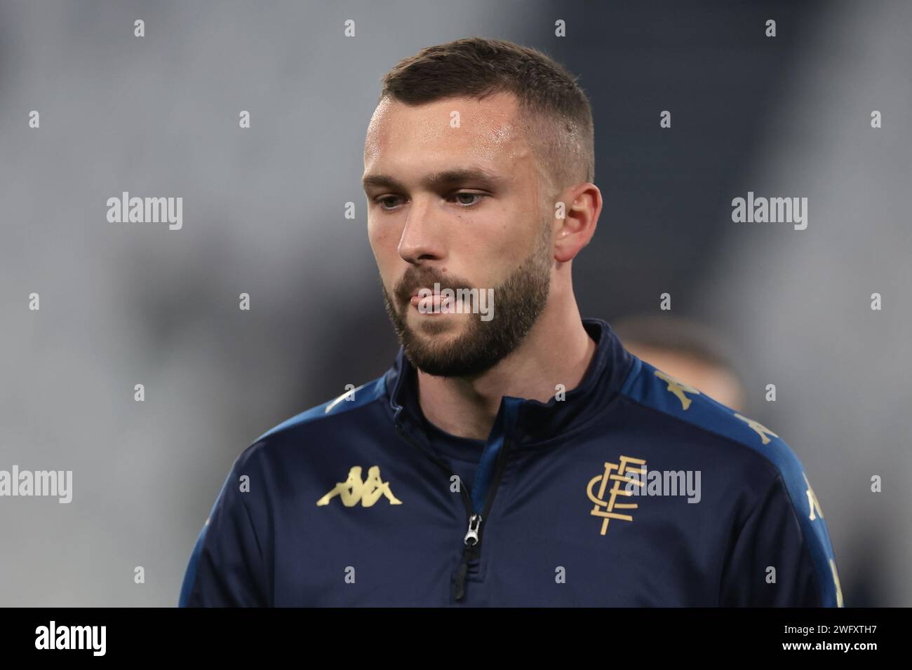 Turin, Italy. 27th Jan, 2024. Sebastian Walukiewicz of Empoli FC during ...