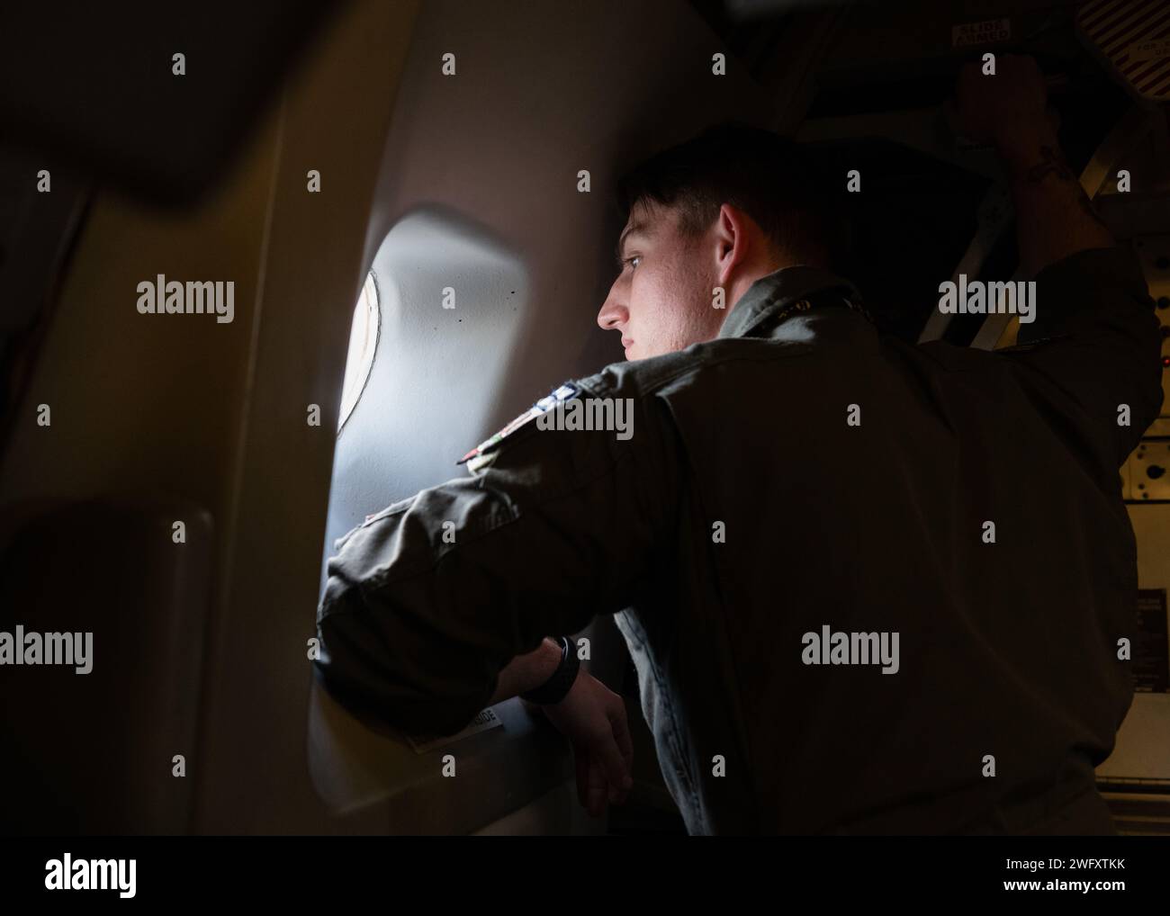 U.S. Air Force Tech. Sgt. Zachary Ruff, 9th Air Refueling Squadron KC ...