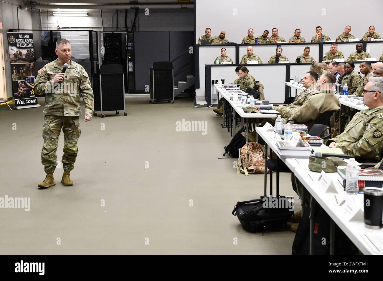Command Sgt. Maj. Timothy J. Sprunger, command sergeant major of the U ...