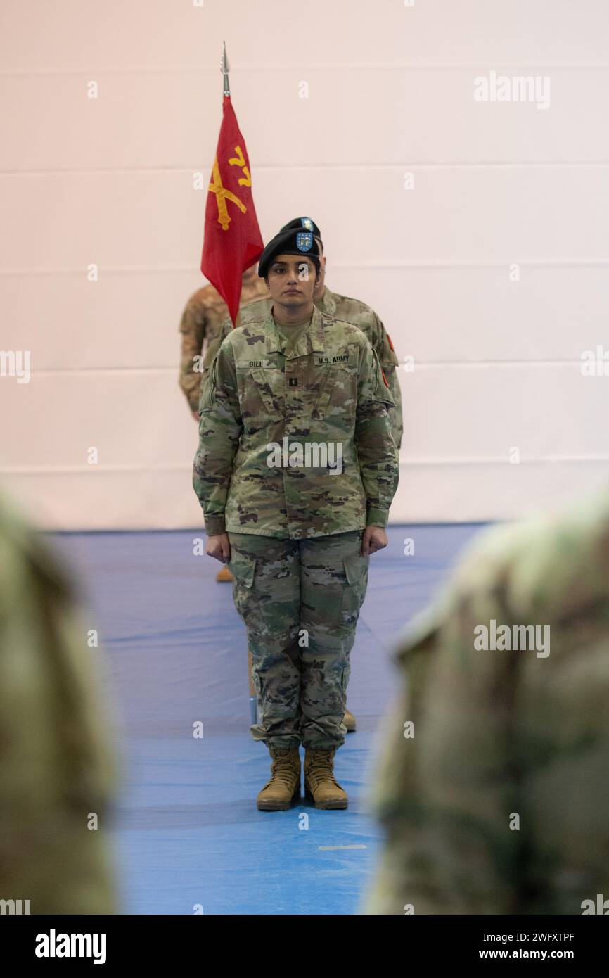 U.S. Army Cpt. Kamal Gill assigned to 1st battalion, 77th Field ...