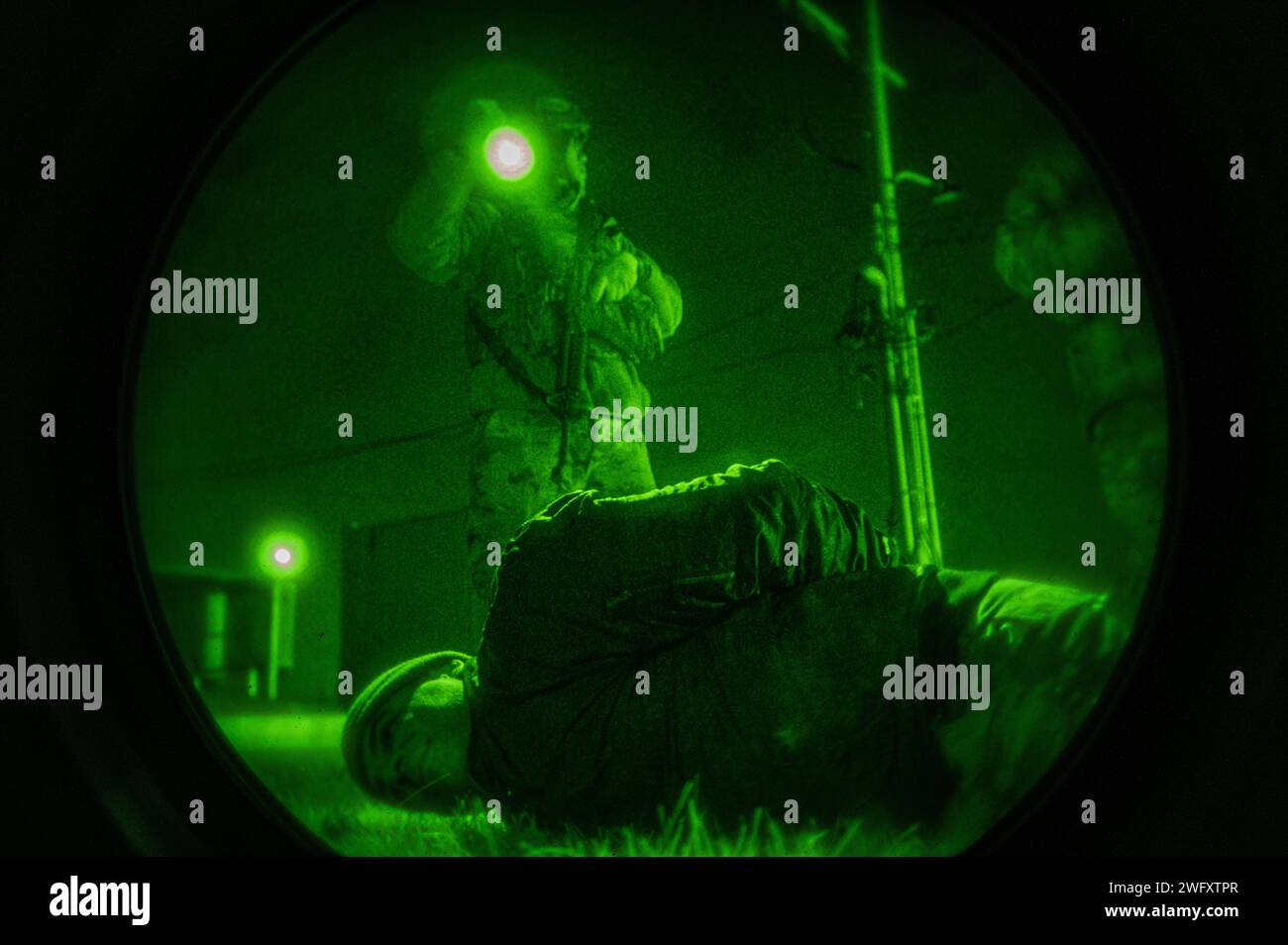 U.S. Air Force Senior Airman Joshua Sanchez, 51st Security Forces ...