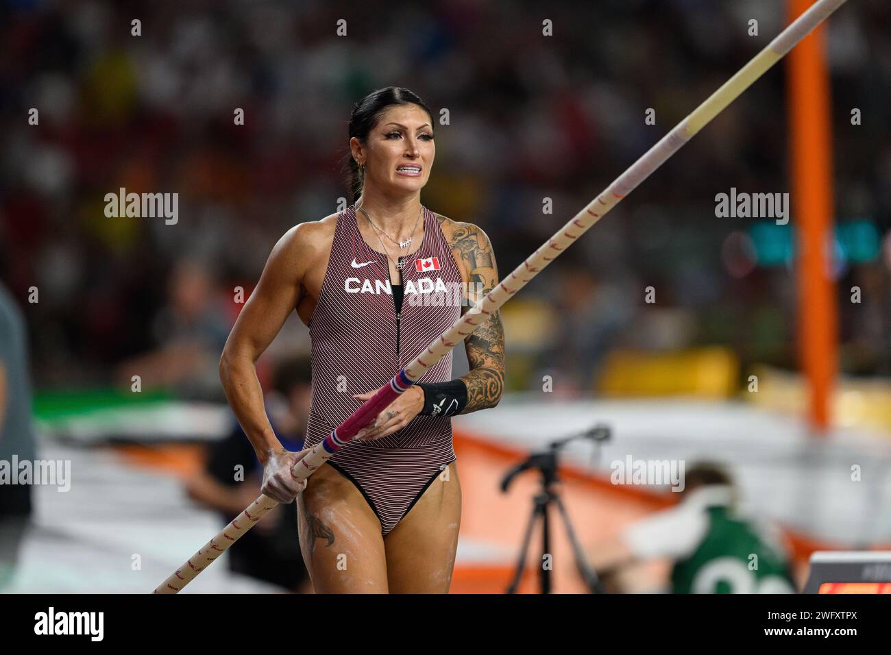 Anicka NEWELL participating in the Pole Vault at the World Athletics ...