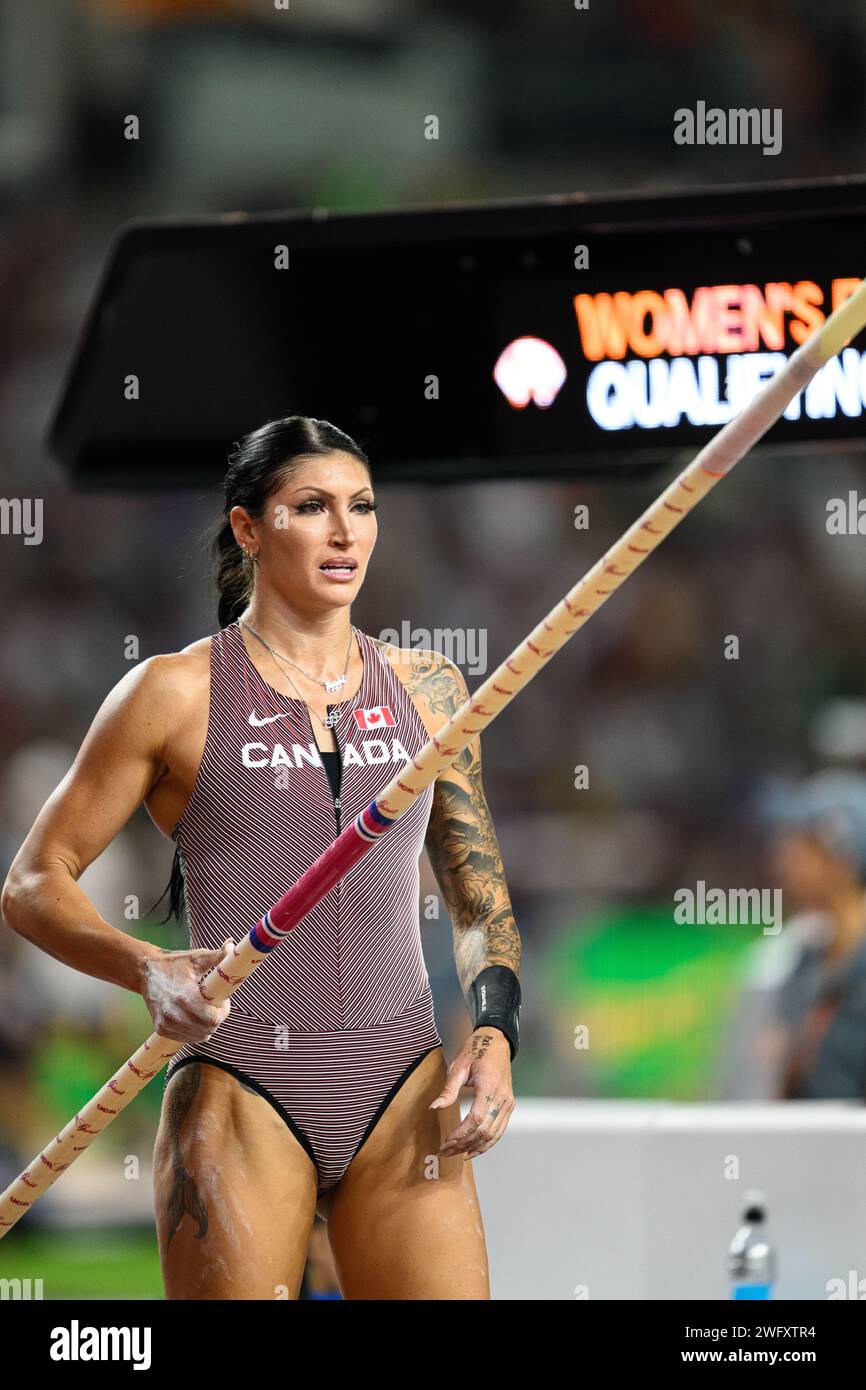 Anicka NEWELL participating in the Pole Vault at the World Athletics ...