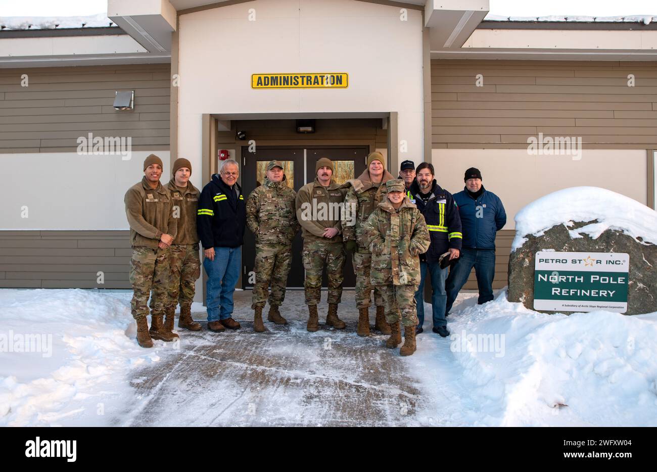 Petro Star Inc. employees, 354th Logistics Readiness Squadron Airmen ...