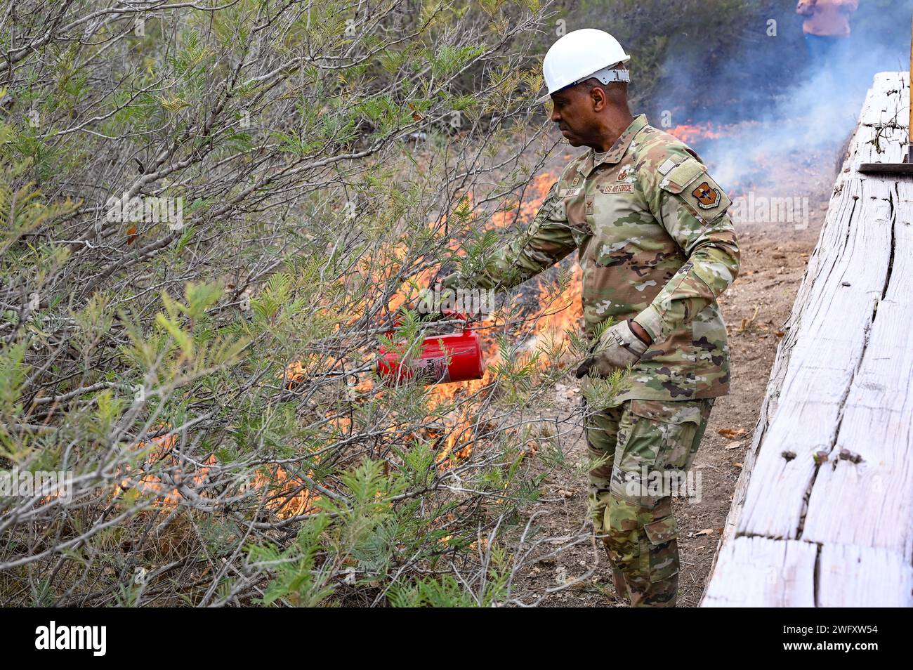 U.S. Air Force Col. Robert Moore, 47th Mission Support Group commander ...