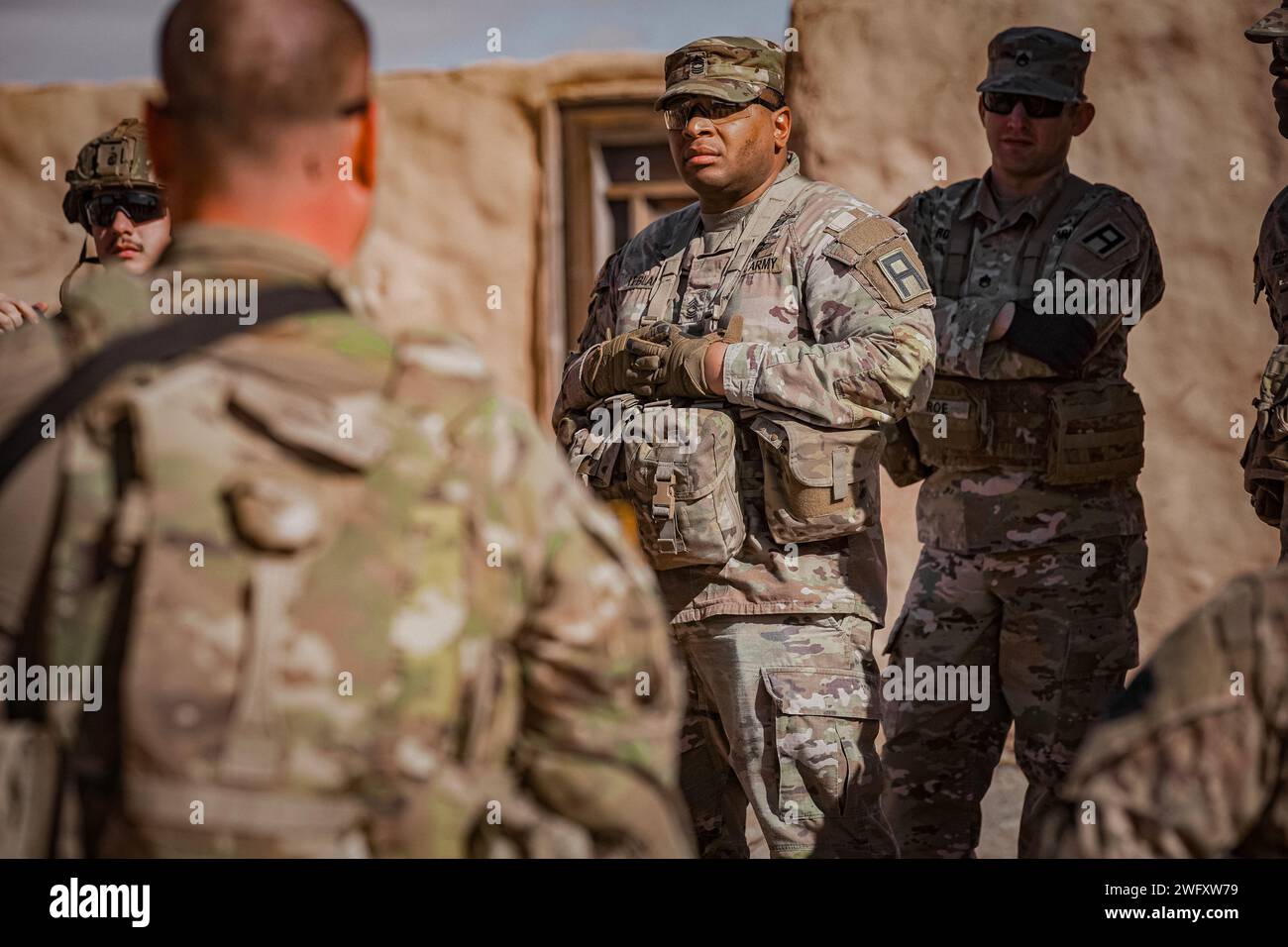 Soldiers with the Pennsylvania Army National Guard, Arrow Company, 2nd Battalion, 112th Infantry ...