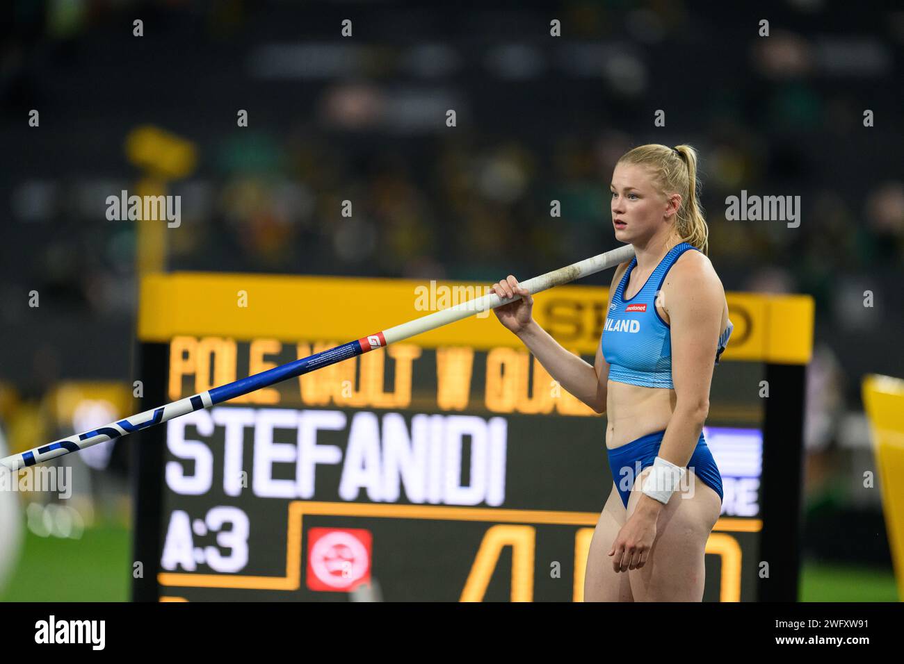 Wilma MURTO participating in the Pole Vault at the World Athletics ...