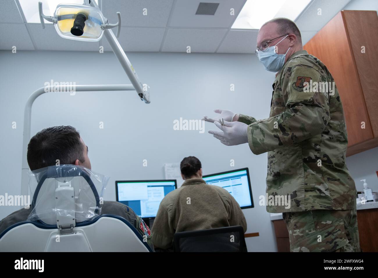 Air Force Lt. Col. Rory Fredrick, a dentist with the 134th Medical ...