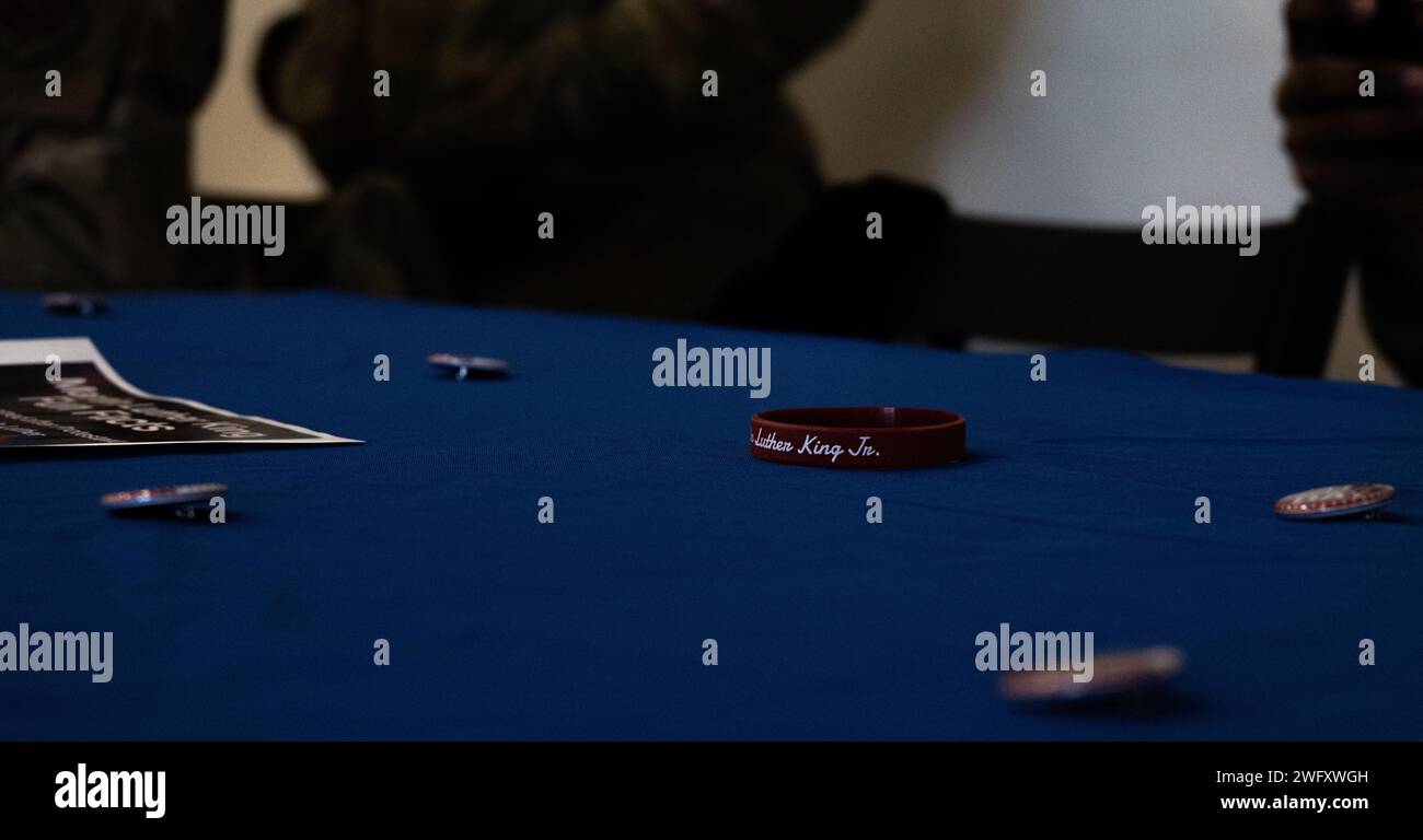 Martin Luther King Jr. swag is displayed on an African-American ...