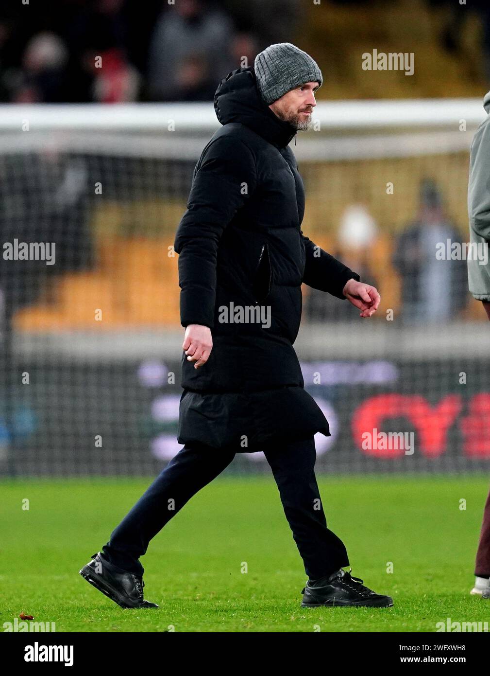 Manchester United manager Erik ten Hag at the end of the Premier League ...