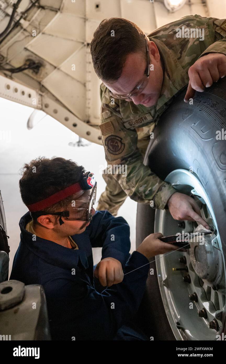 Master Sgt. Matthew Schroth, 911th Aircraft Maintenance Squadron flight ...