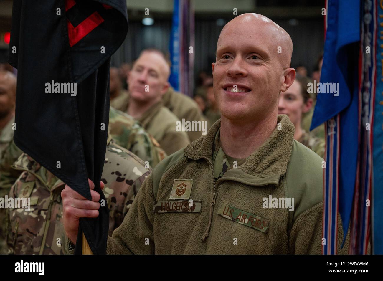 U.S. Air Force Senior Master Sgt. James Holgerson, 51st Civil Engineer ...