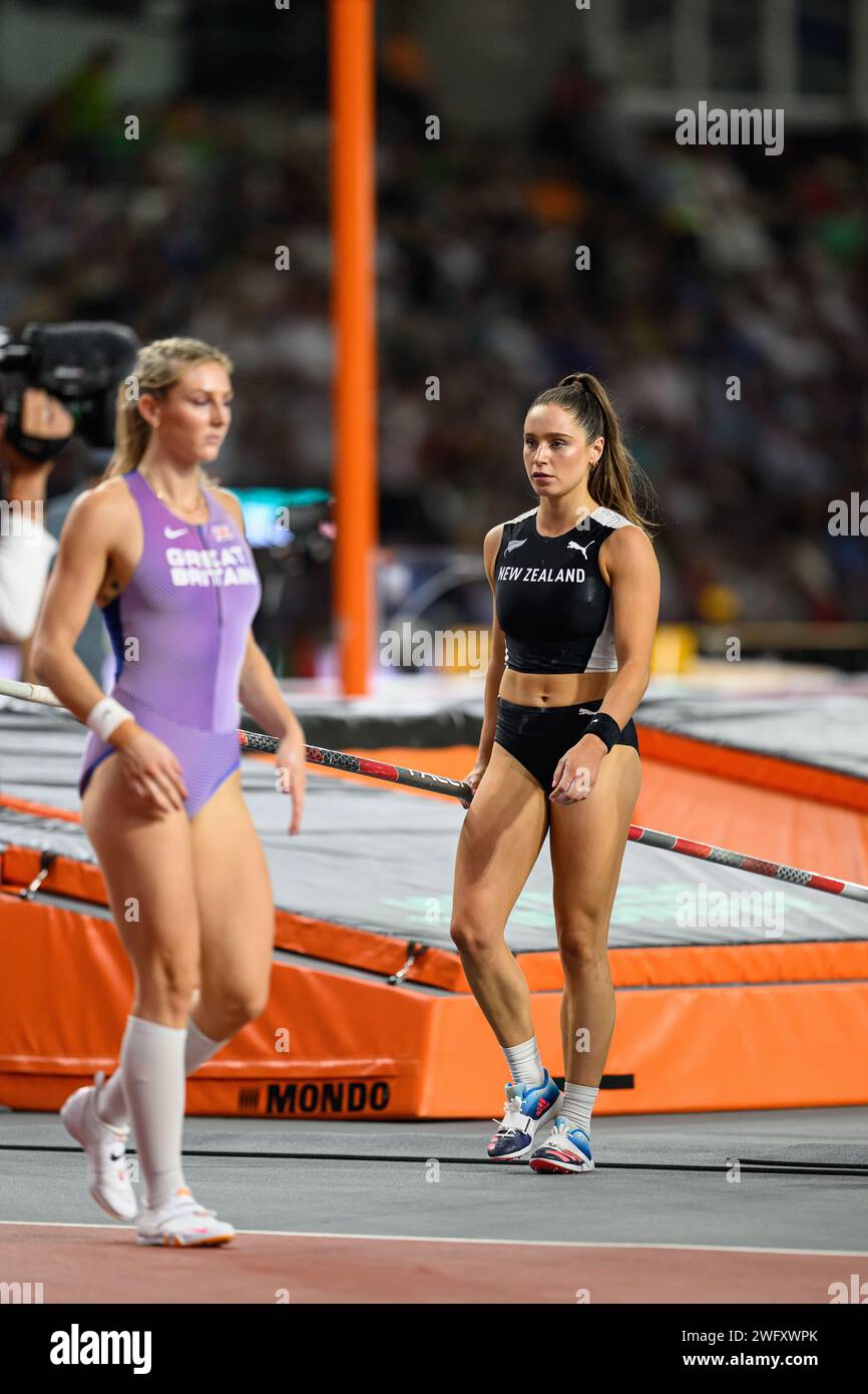 Imogen AYRIS participating in the Pole Vault at the World Athletics ...