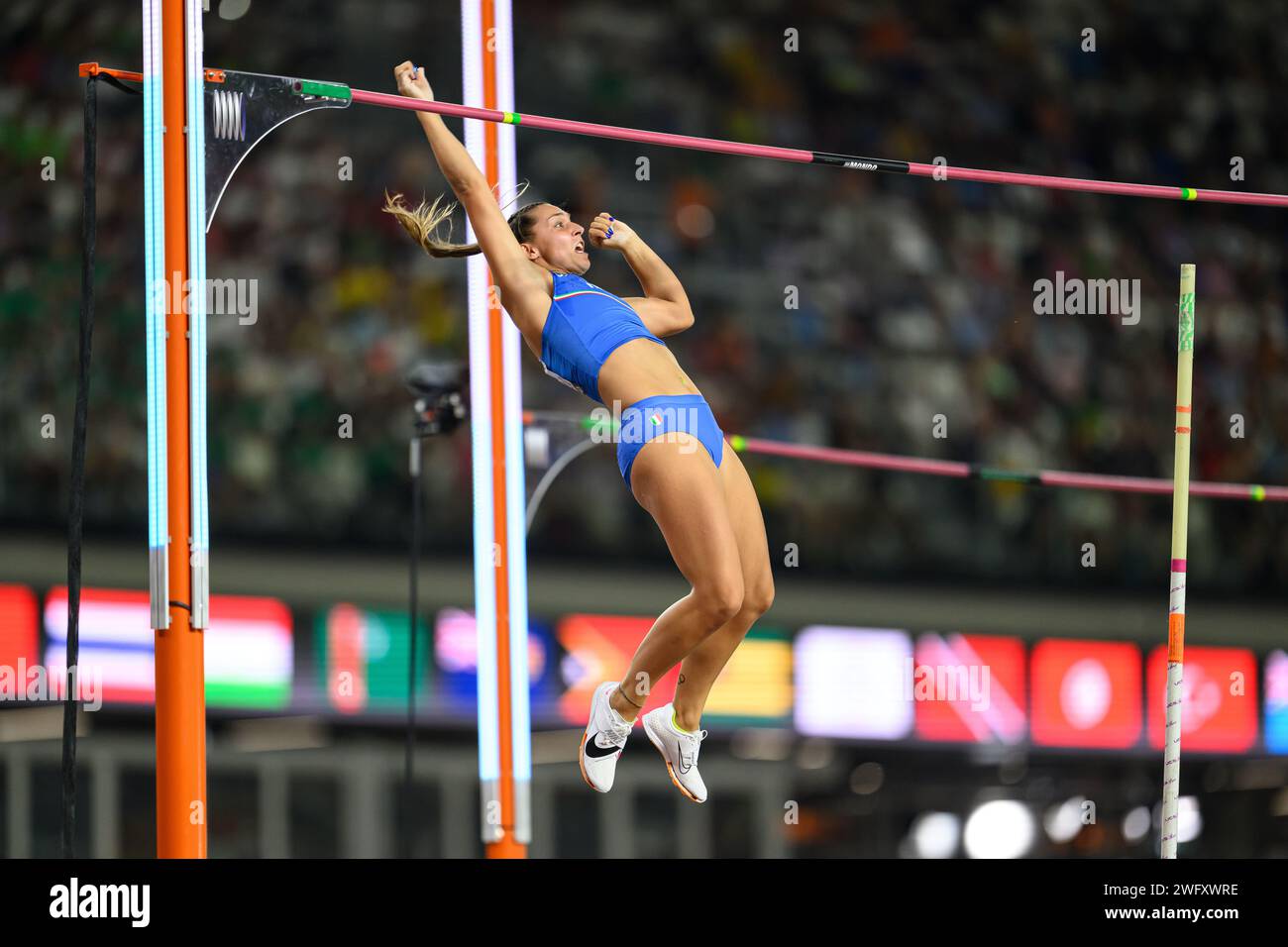Elisa MOLINAROLO participating in the Pole Vault at the World Athletics ...