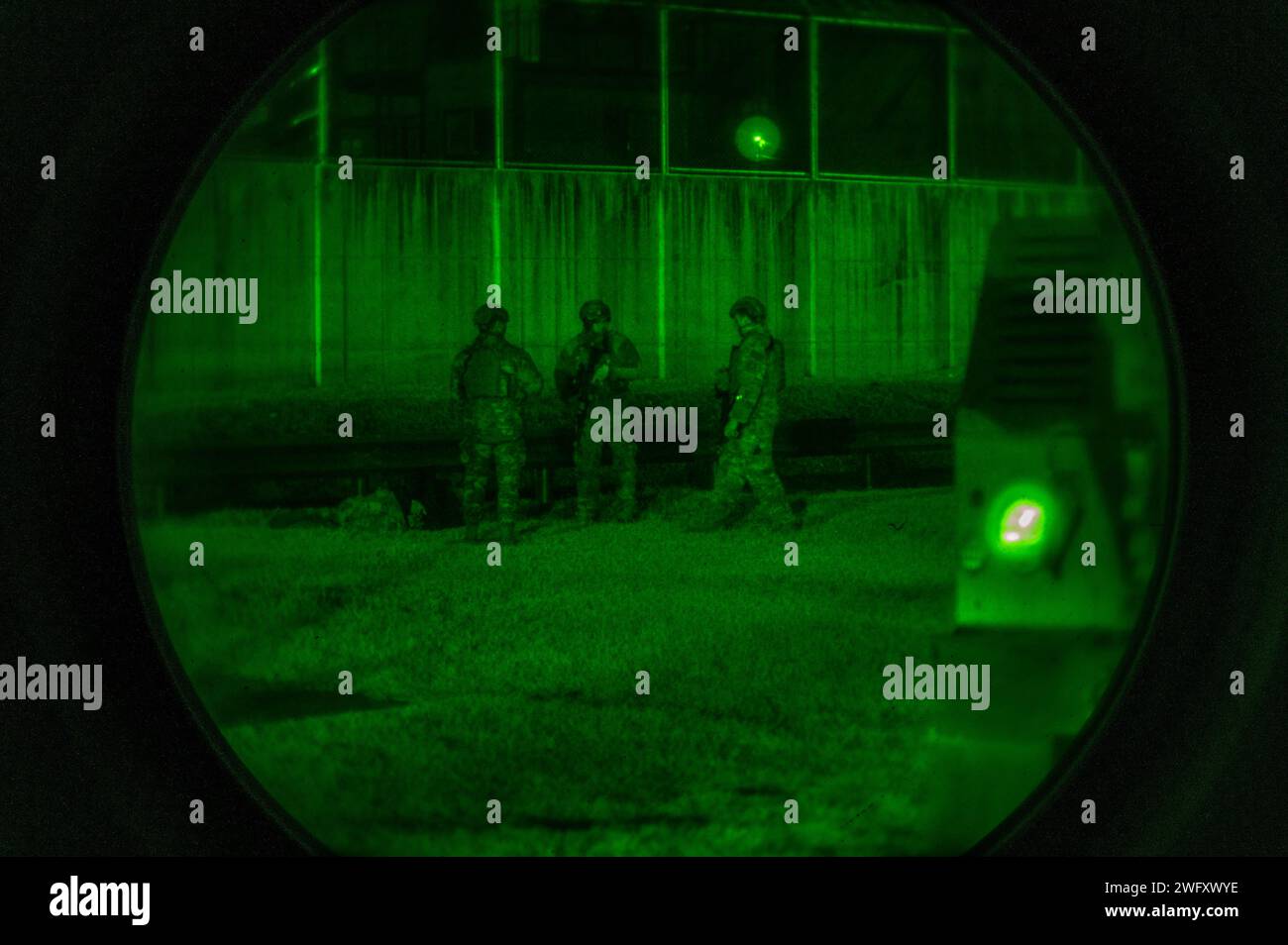 U.S. Air Force Airmen from the 51st Security Forces Squadron and 51st ...