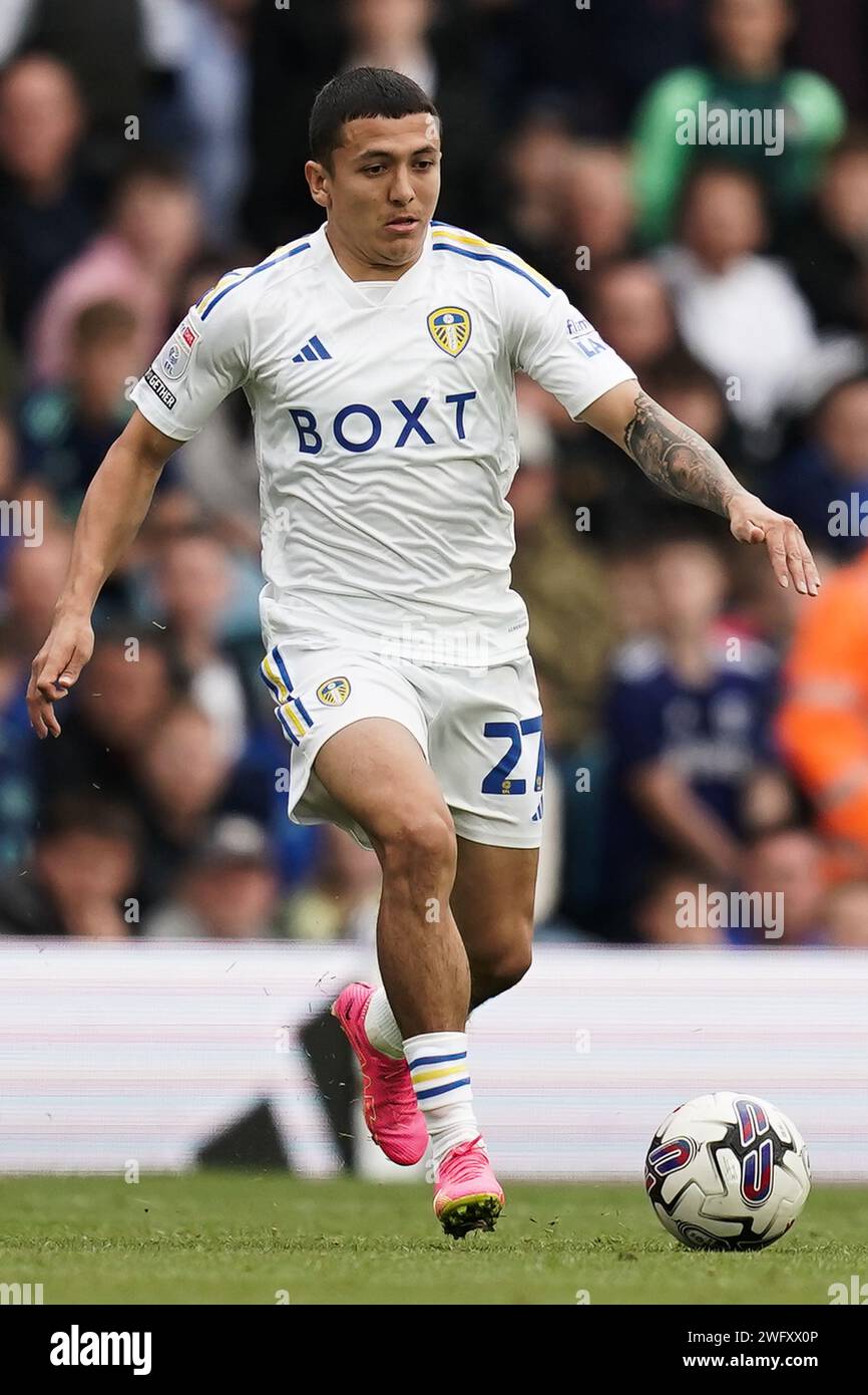 File photo dated 06-08-2023 of Leeds United's Ian Poveda. Sheffield ...