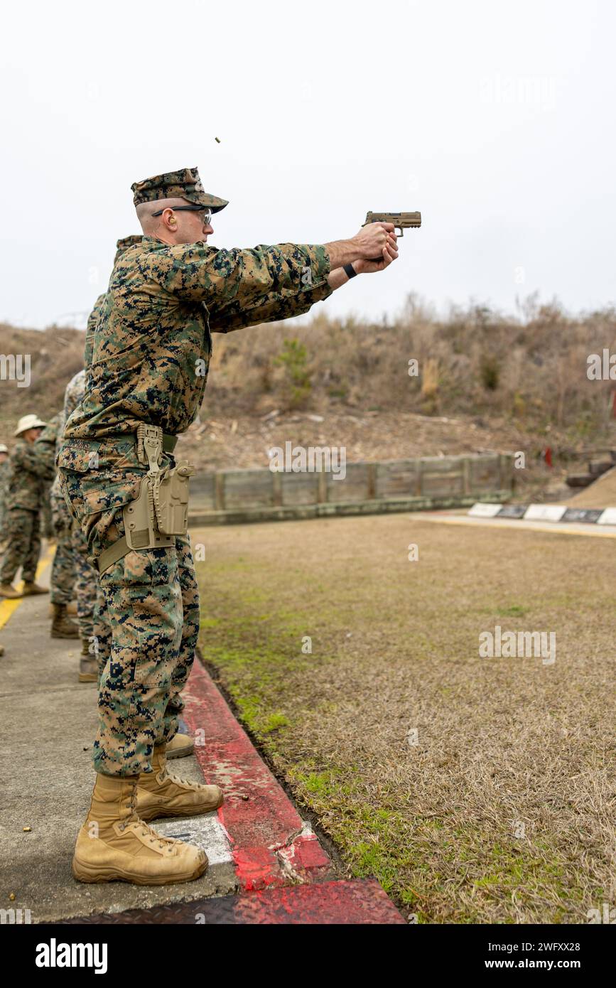 U.S. Marine Corps 1st Lt. Zachary Simmons, a supply officer at Marine ...
