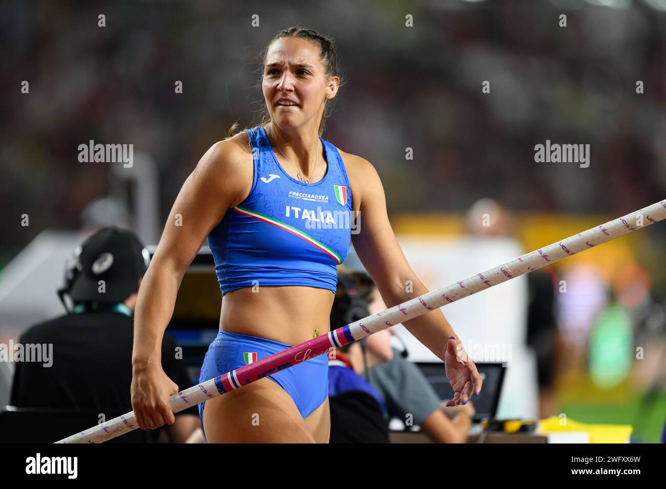 Elisa MOLINAROLO participating in the Pole Vault at the World Athletics ...