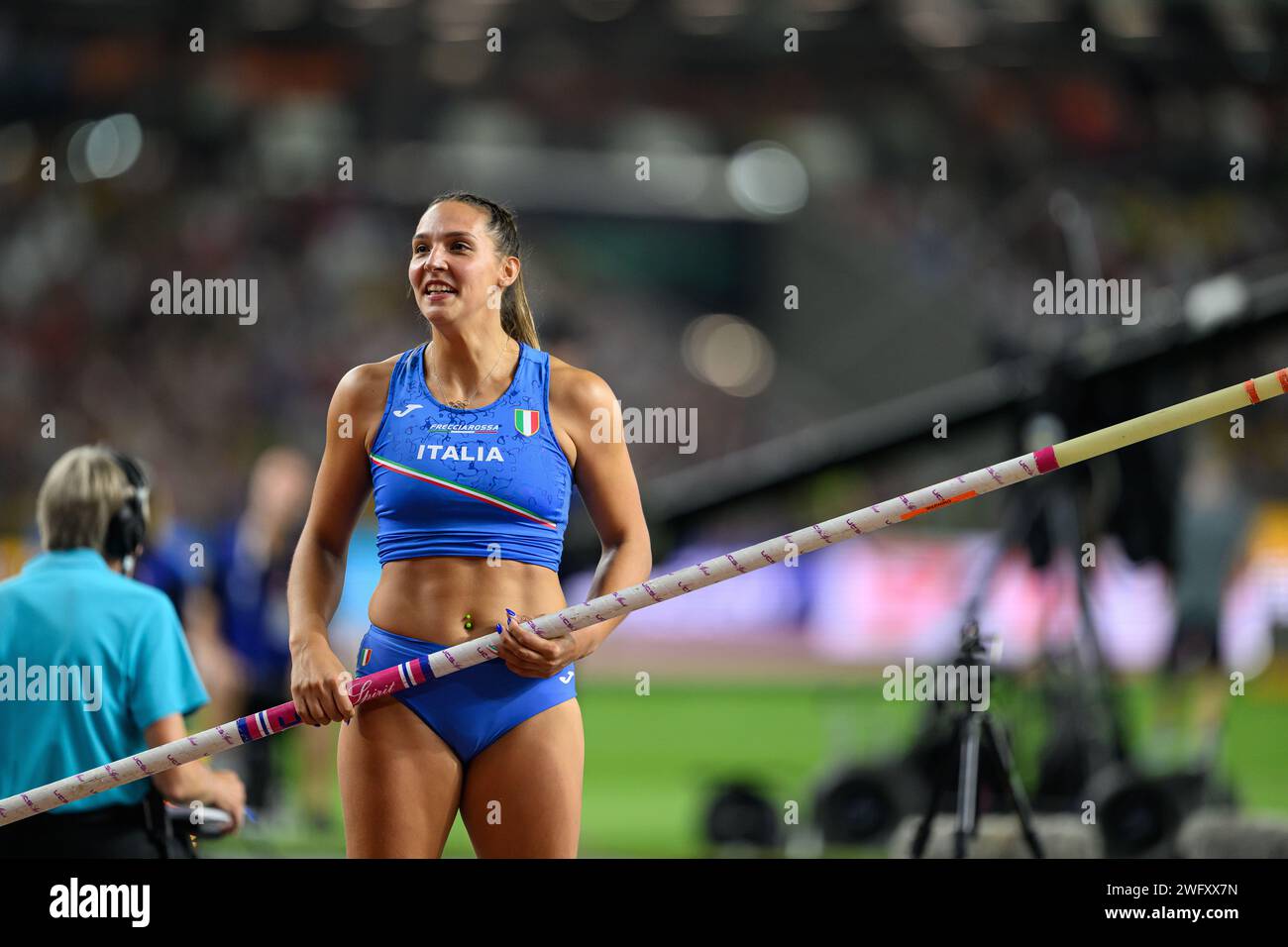 Elisa MOLINAROLO participating in the Pole Vault at the World Athletics ...