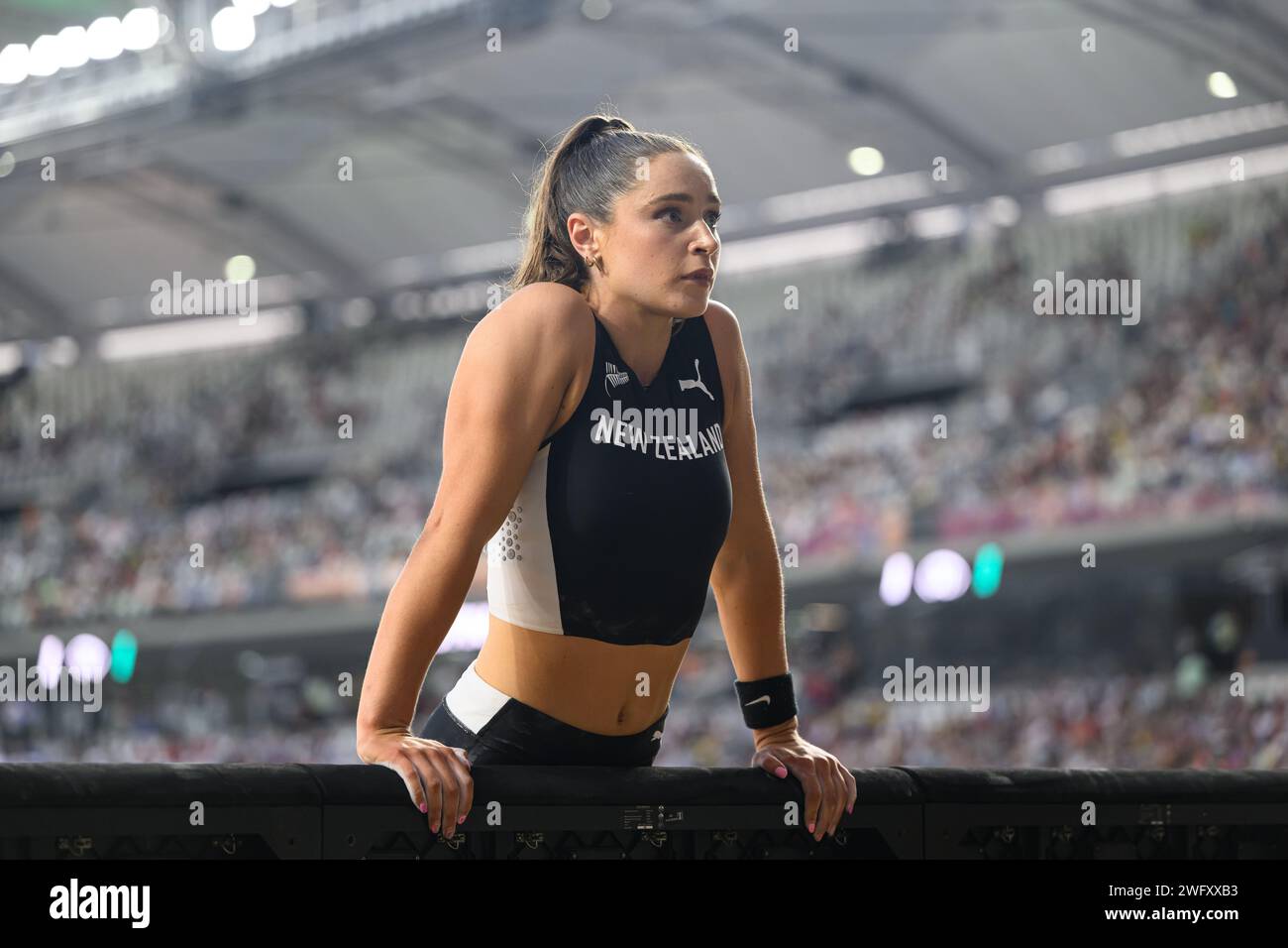 Imogen AYRIS participating in the Pole Vault at the World Athletics ...