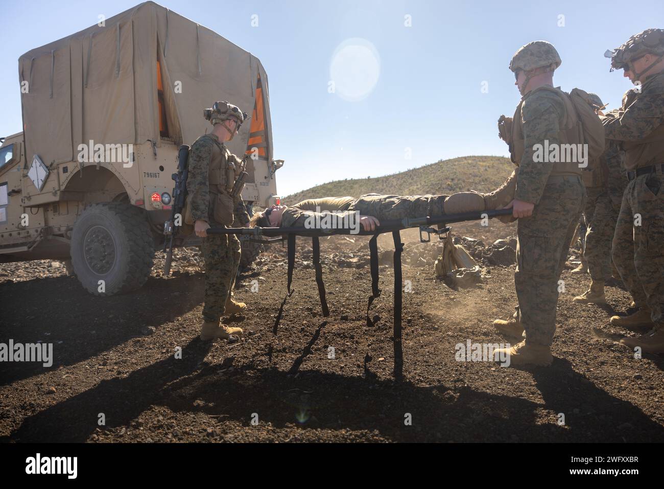 U.S. Marines and Navy corpsmen with 3d Littoral Combat Team, 3d Marine ...