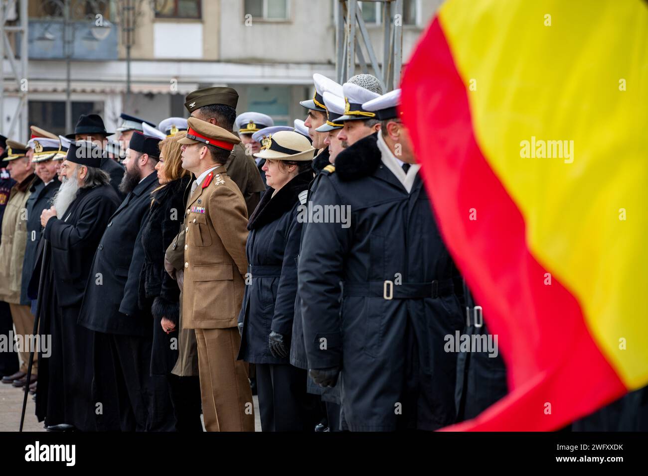Brig. David Pack (center), British liaison and deputy commanding ...