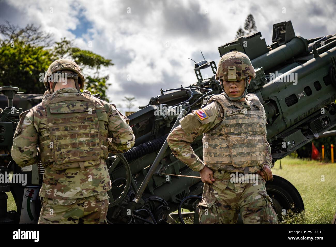 487th field artillery hi-res stock photography and images - Alamy