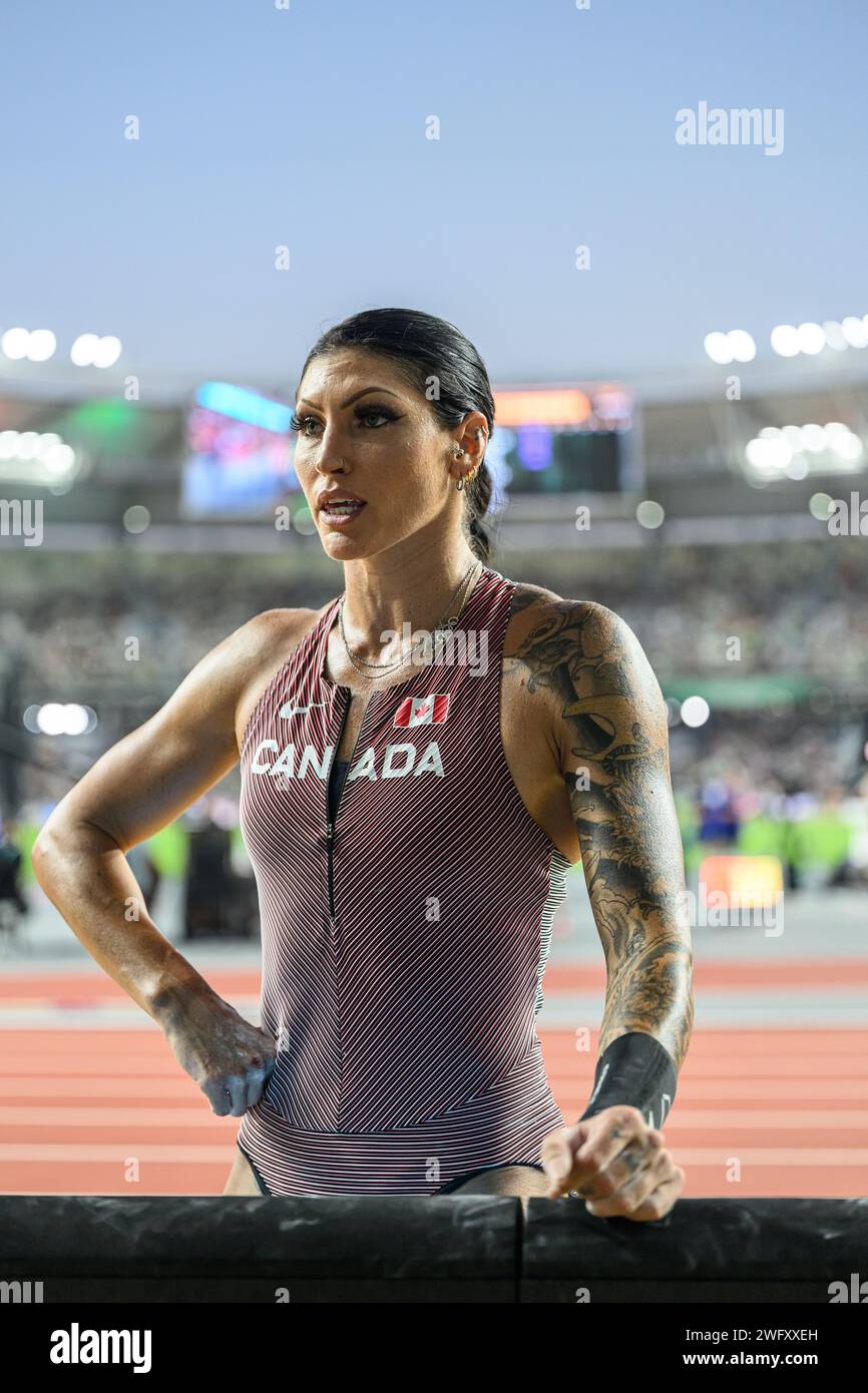Anicka NEWELL participating in the Pole Vault at the World Athletics ...