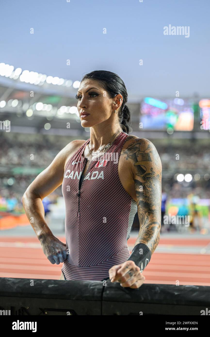 Anicka NEWELL participating in the Pole Vault at the World Athletics ...
